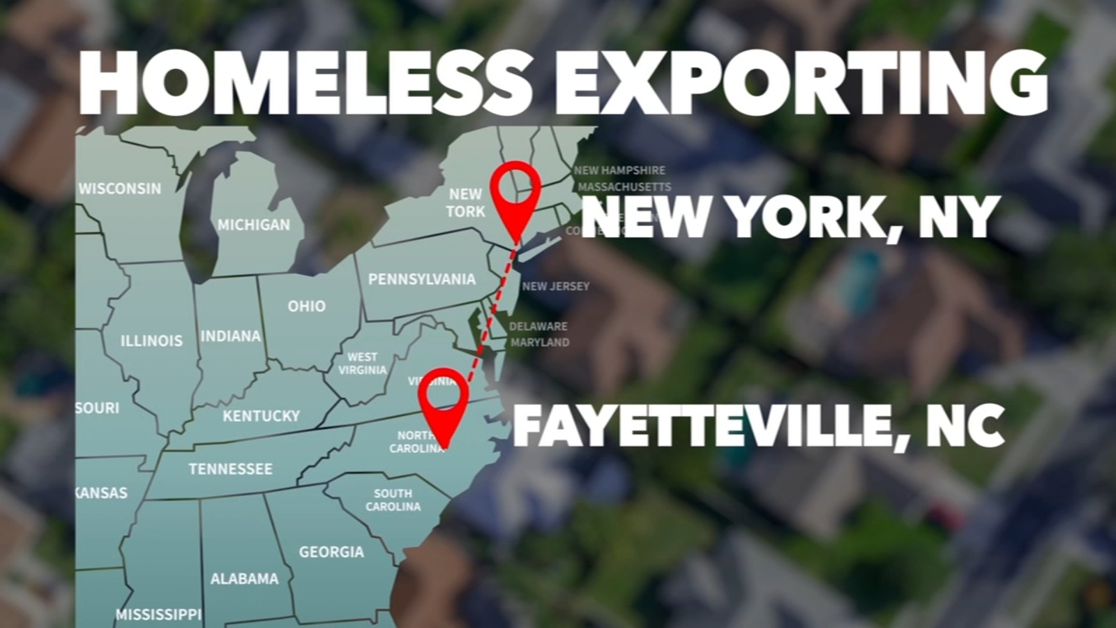 North Carolina Senator calls on state to sue New York over homeless ...