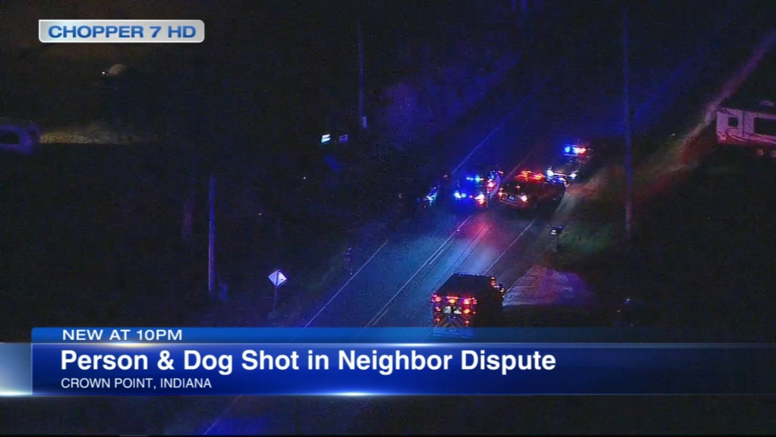 Person, dog shot in Crown Point shootout between neighbors - ABC7 Chicago