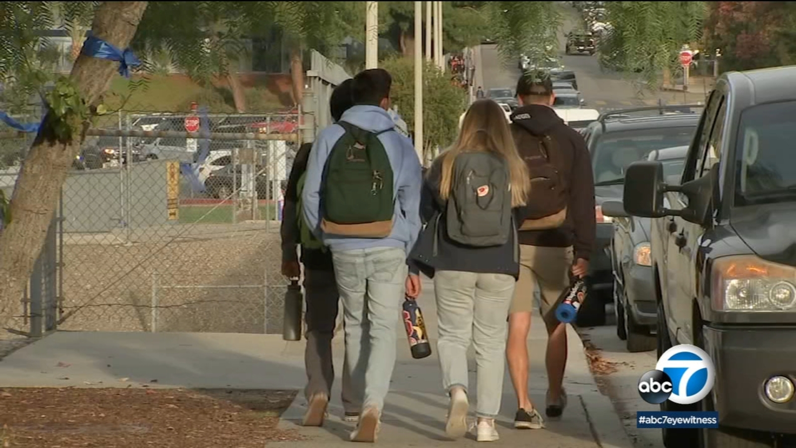 Saugus High School students return to class for first time since ...