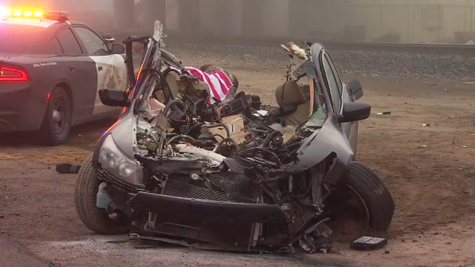 Man miraculously survives horrific crash after colliding with big rig ...