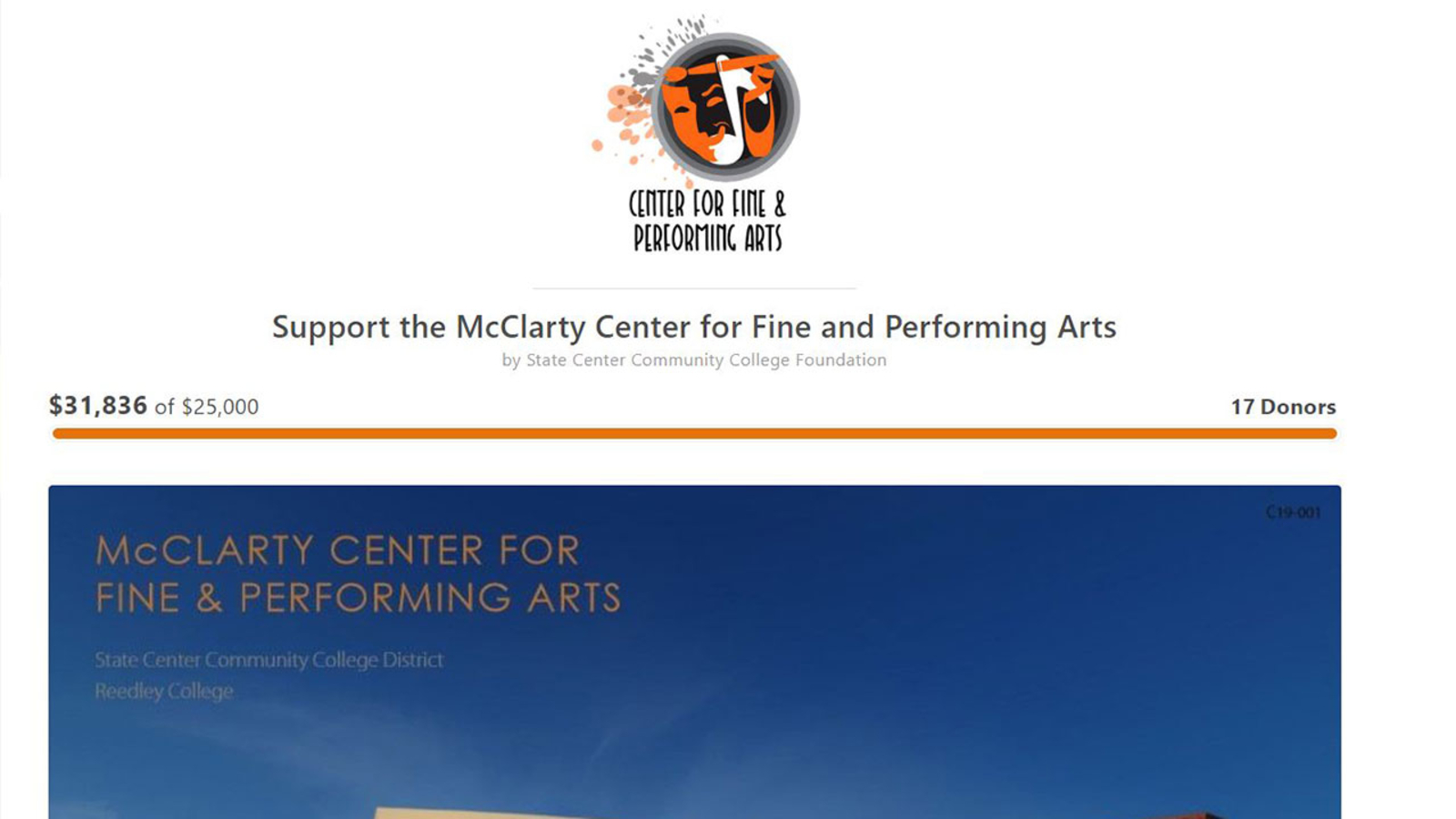 Reedley College invites donations for new arts center on Giving Tuesday ...
