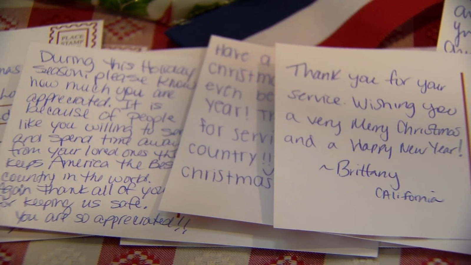 You can fill out Christmas cards for veterans at Fresno Yosemite ...