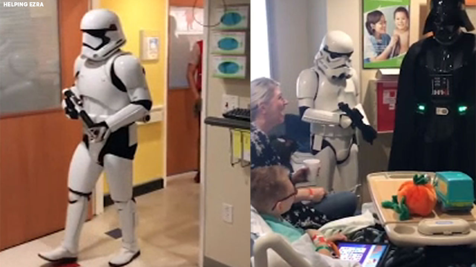 Darth Vader surprises 8-year-old patient with rare disorder - ABC13 Houston