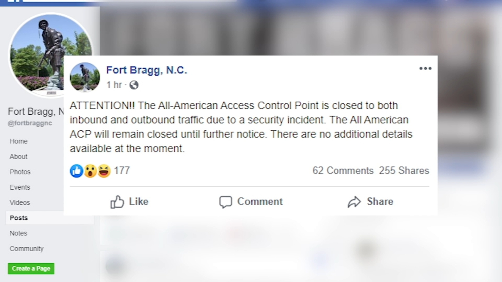 All-American Access Control Point reopens after 'security incident ...