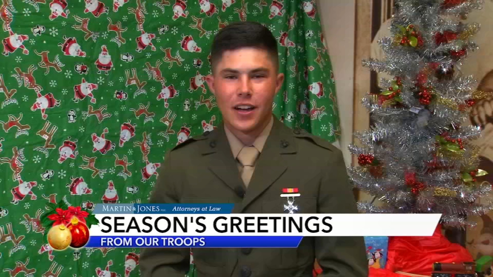 Season's Greetings from Pfc. Arant - ABC11 Raleigh-Durham