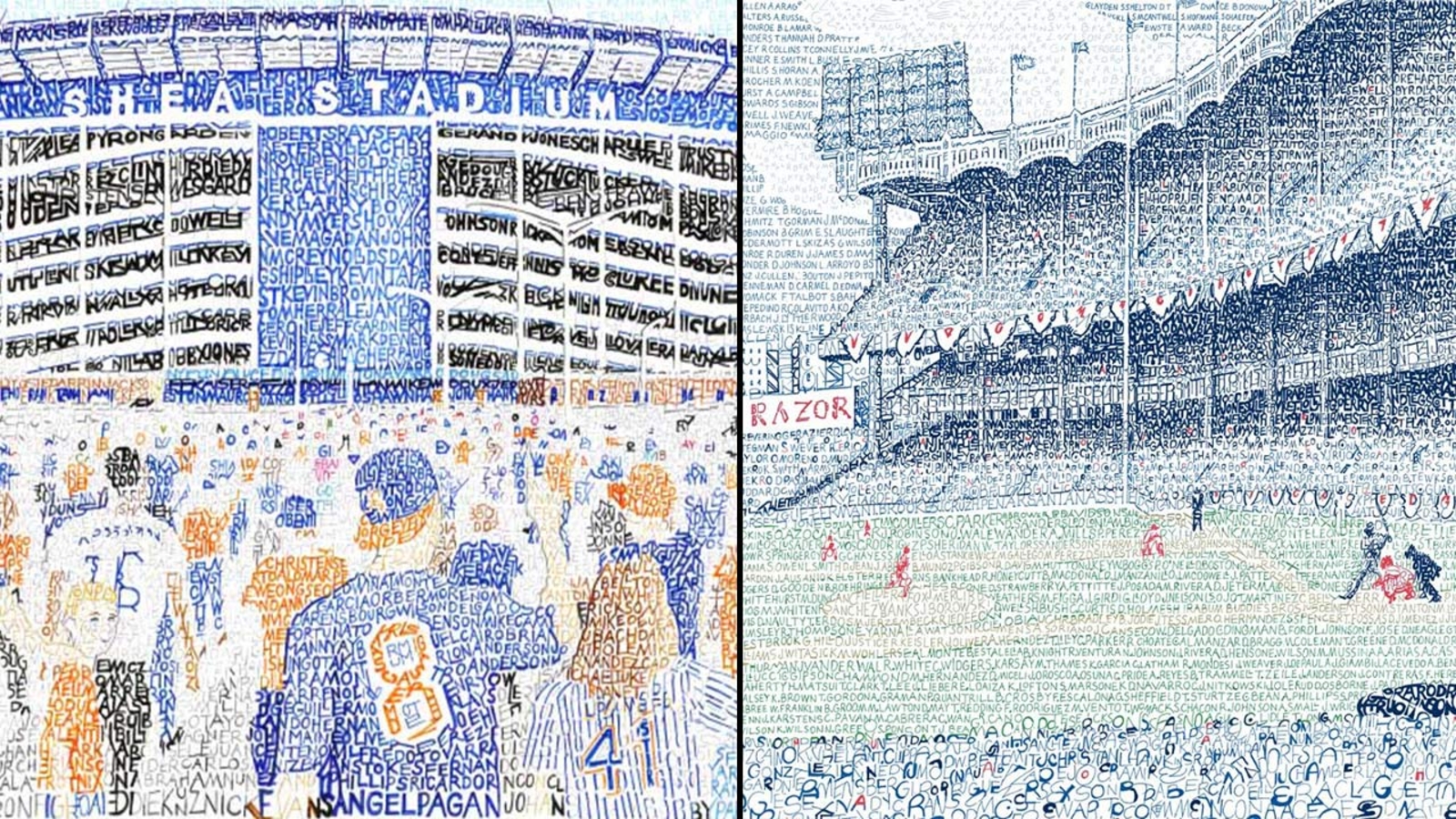 Artist Daniel Duffy creates New York City portraits using only words ...