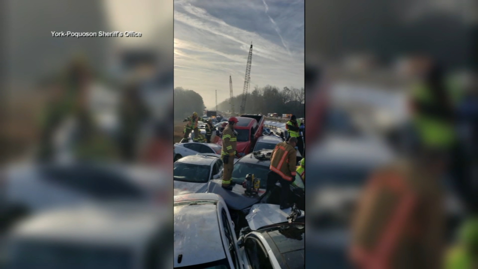 Virginia pile-up: Ice and fog contributed to 69-car accident on I-64 in ...