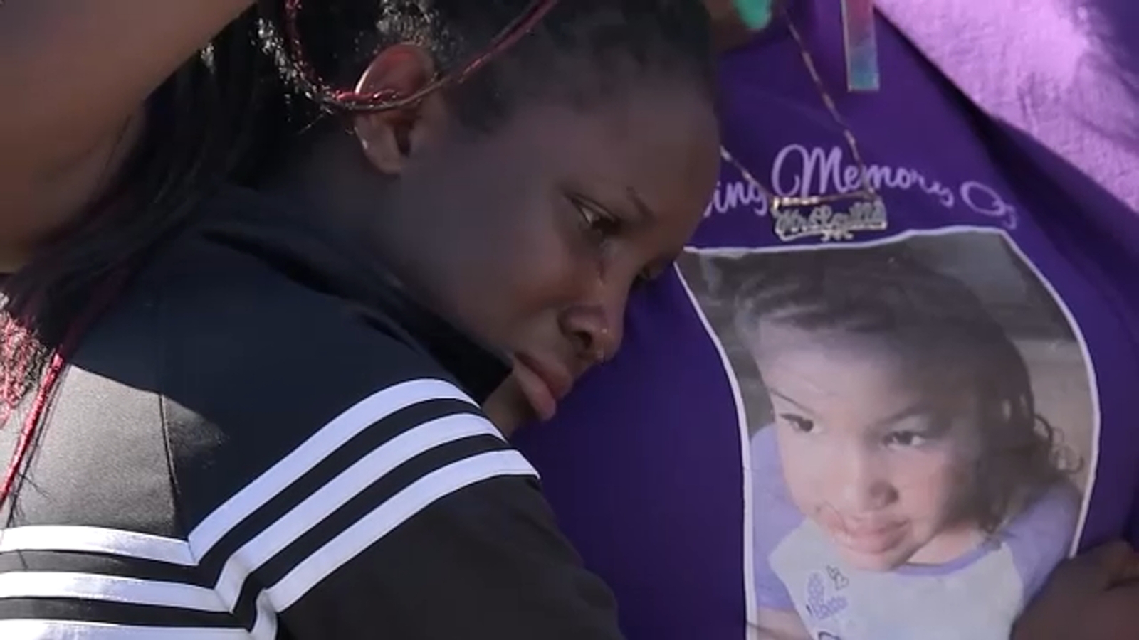 Jazmine Barnes: 1 year later, purple cross stands honoring 7-year-old ...