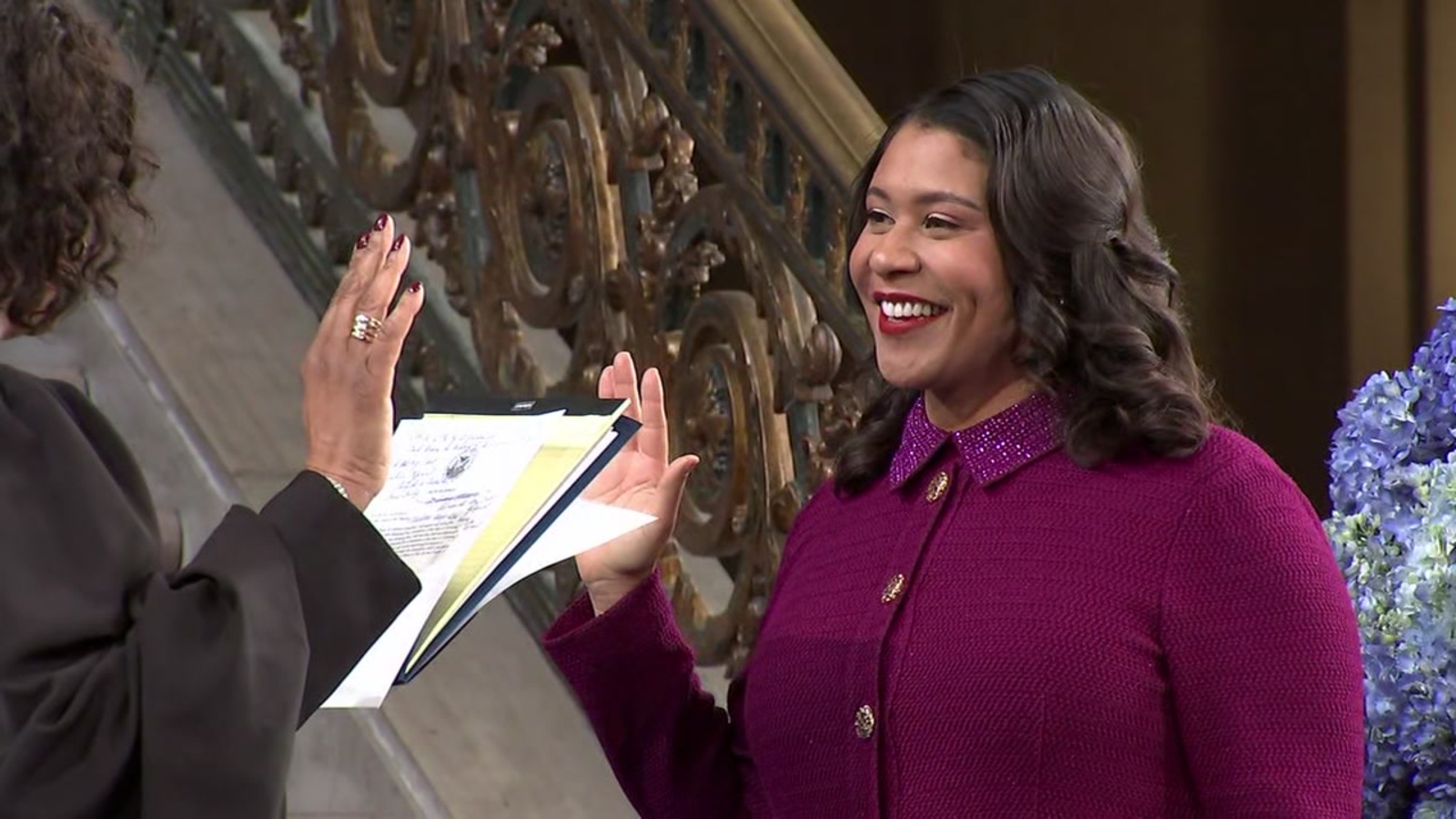Inauguration ceremony held for San Francisco Mayor Breed - ABC7 San ...
