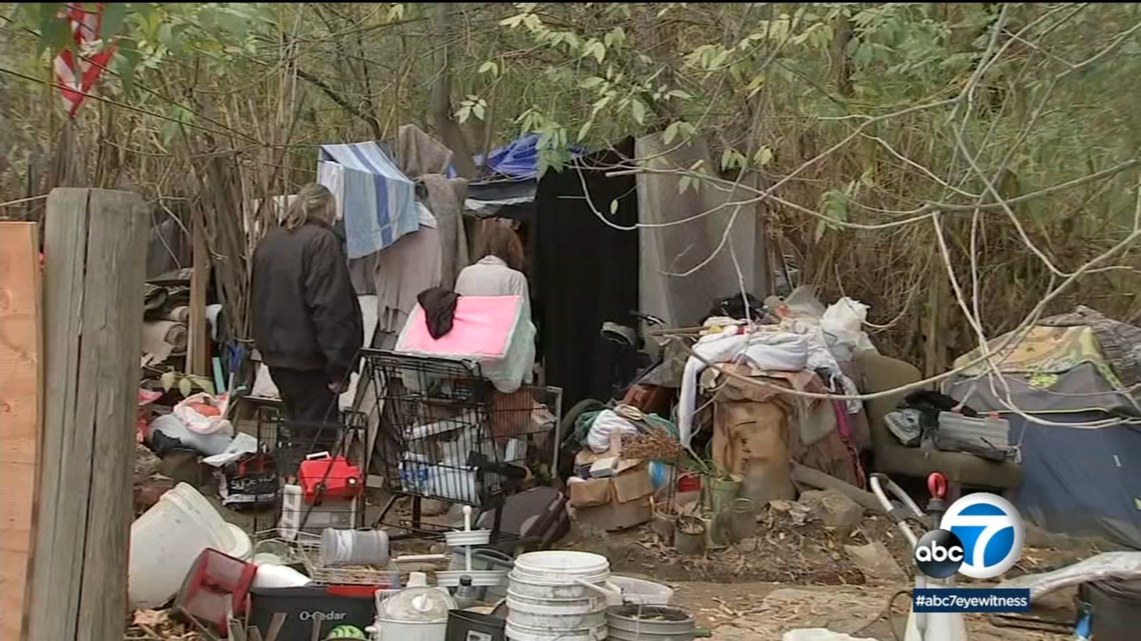Sepulveda Basin encampment cleanup enters final phase - ABC7 Los Angeles