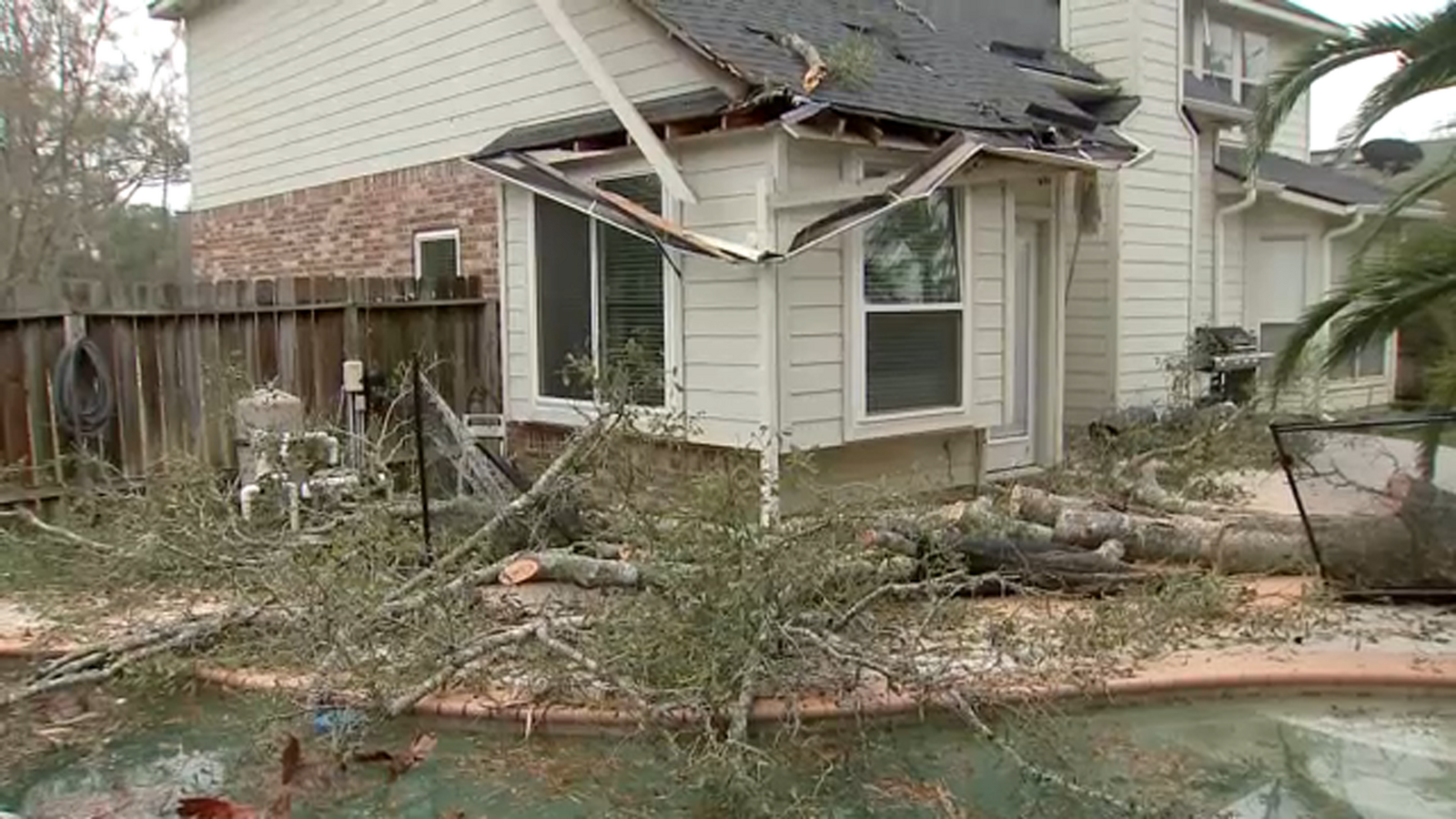 Spring residents fear tornado touched down after homes badly damaged in ...