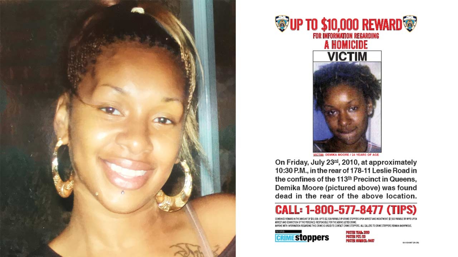 Police offer $10,000 reward for information in 2010 murder of Queens ...