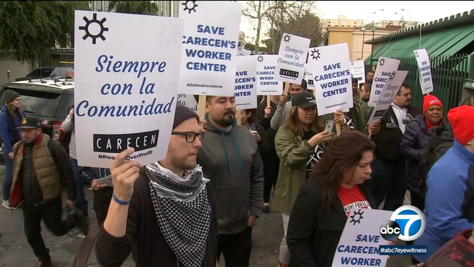 CARECEN day laborers rally in Westlake, claim racial profiling after ...