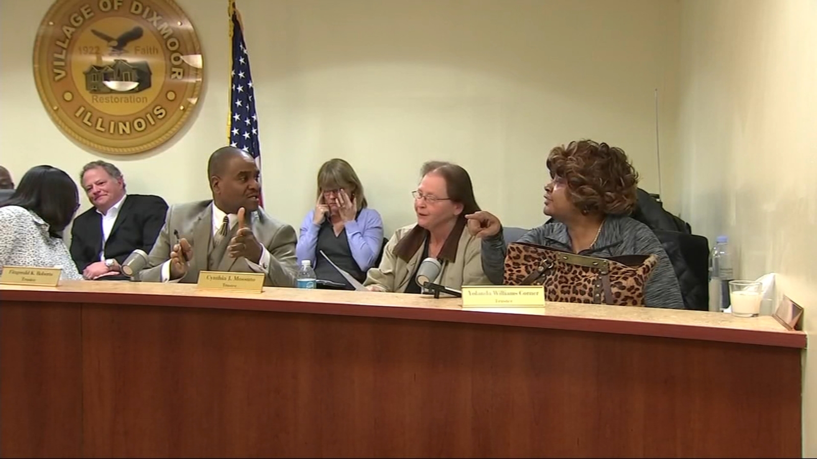 Dixmoor village board meeting gets heated over suspension of Cmdr ...