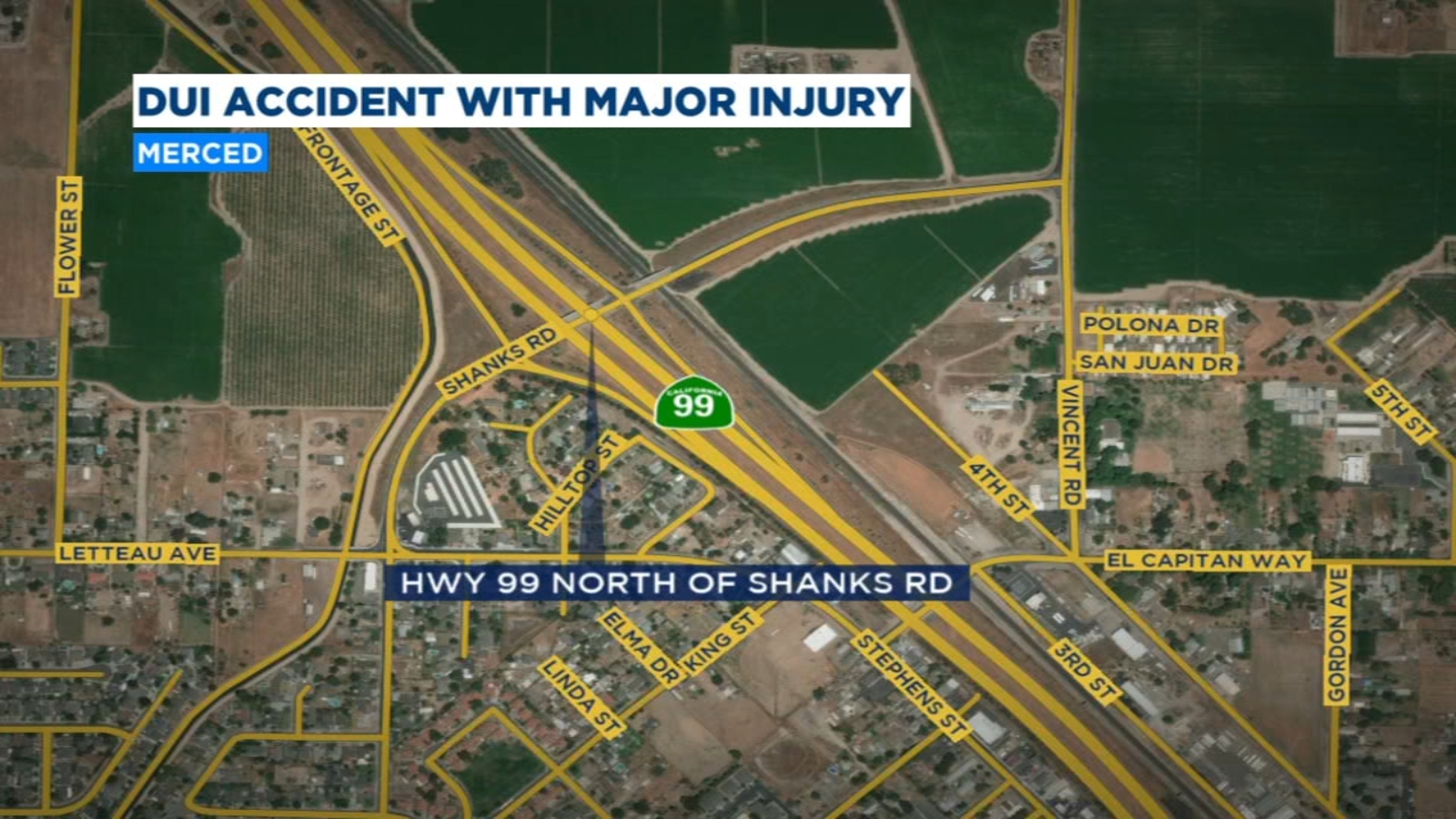 DUI driver, passenger suffer severe injuries in Merced County crash ...