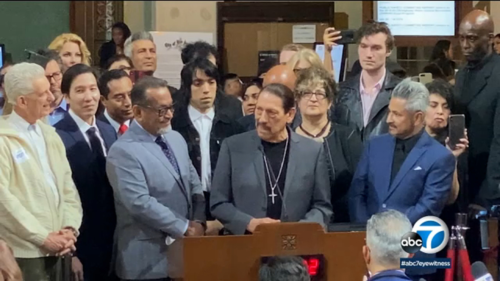 Actor Danny Trejo honored by LA City Council for community service work ...
