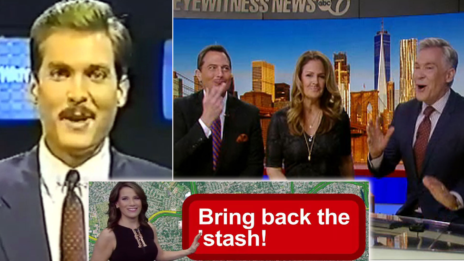 Eyewitness News morning team surprises Sam Champion with throwback ...