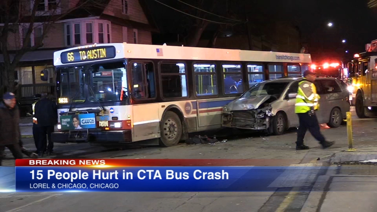 CTA bus crash in Austin leave 15 injured, 1 critically - ABC7 Chicago