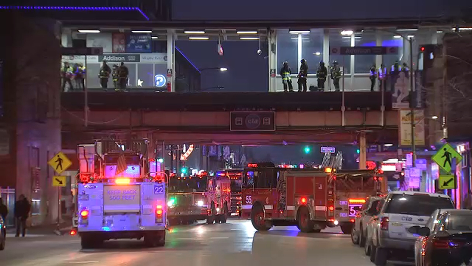 CTA's Red Line resumes service after man hit by train in Wrigleyville ...