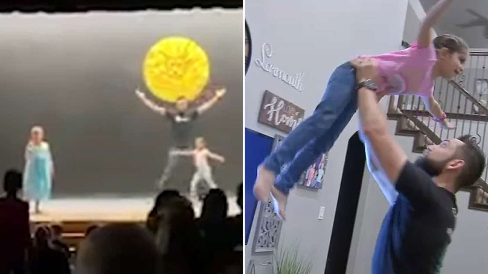 Chris Larmouth and daughter Eva and Ellie leaves crowd stunned at Lemm ...