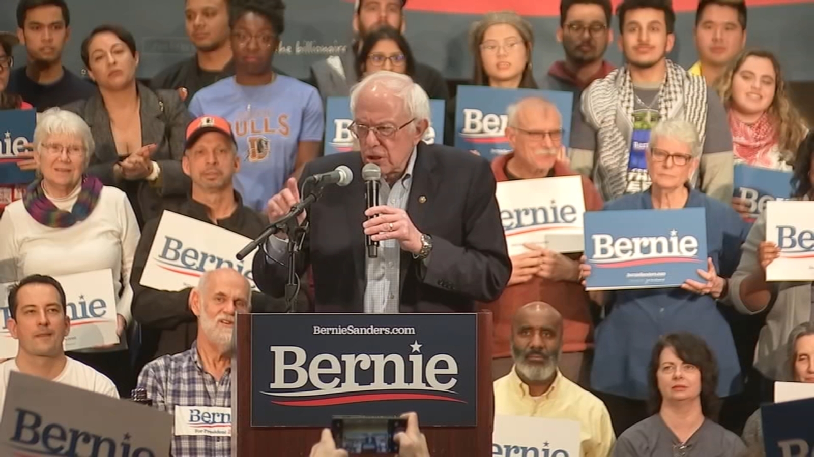 Bernie Sanders touts guaranteed health care during Durham campaign ...
