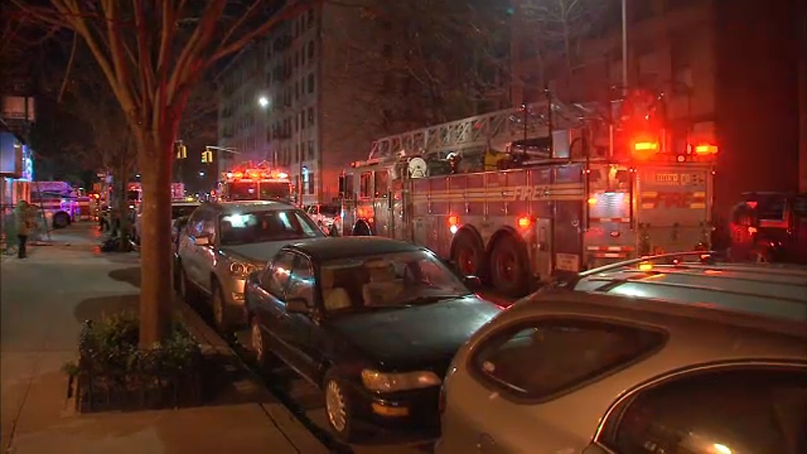 2-alarm fire damages apartment building in Harlem - ABC7 New York