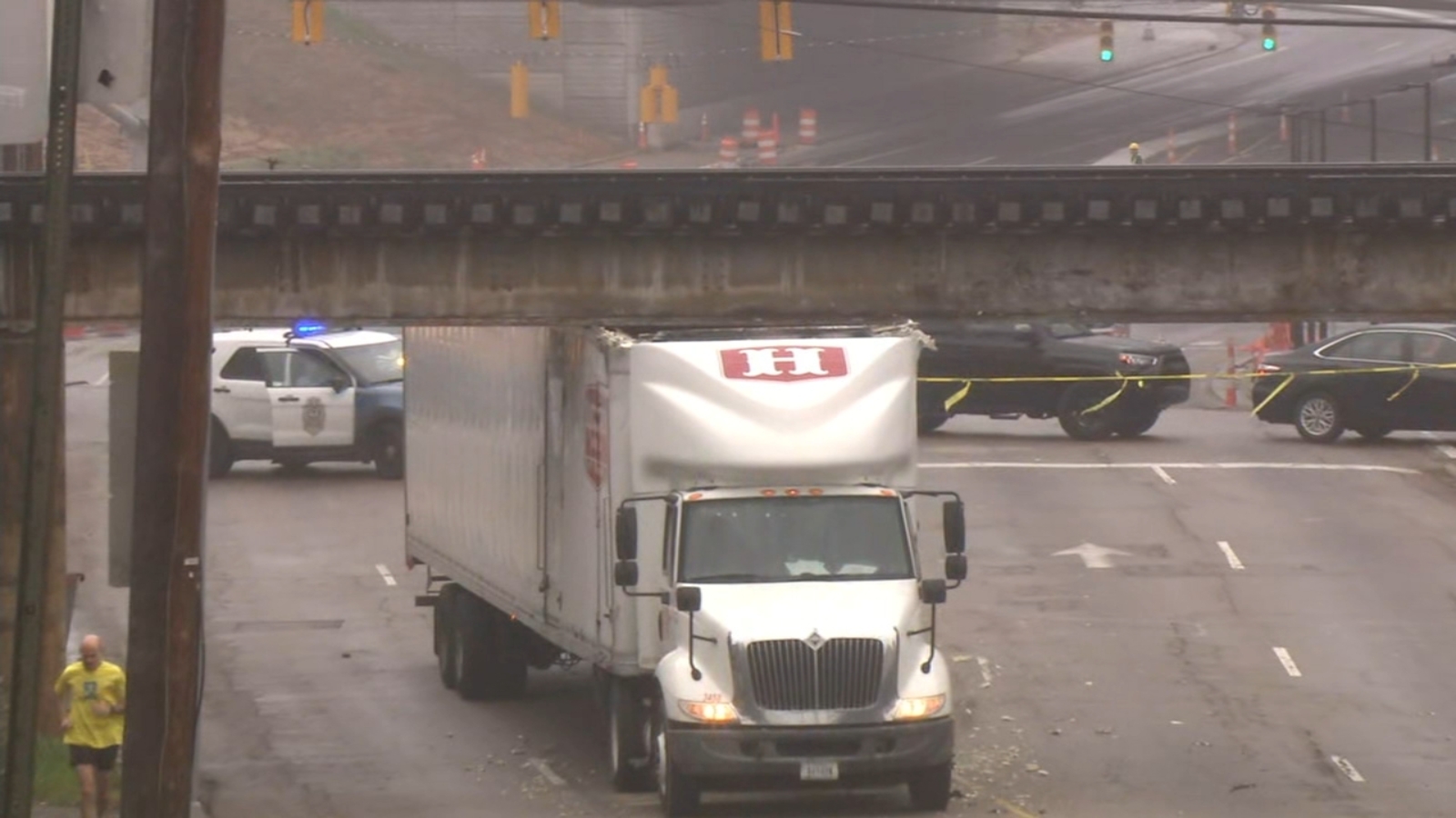 Peace Street bridge: Tractor-trailer crashes into Raleigh bridge ...
