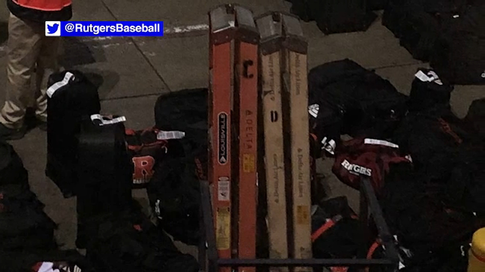 Rutgers University baseball equipment soaked with jet fuel - ABC7 New York