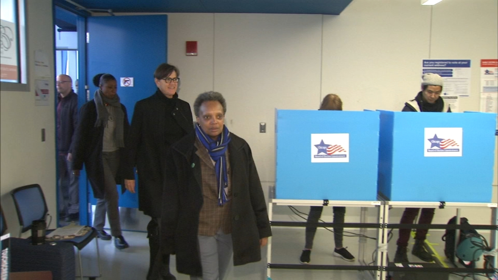 Chicago Mayor Lori Lightfoot and congressional candidate Marie Newman ...