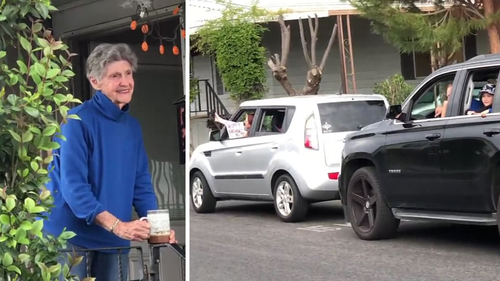 Coronavirus: California 92-year-old gets sweet birthday surprise while ...