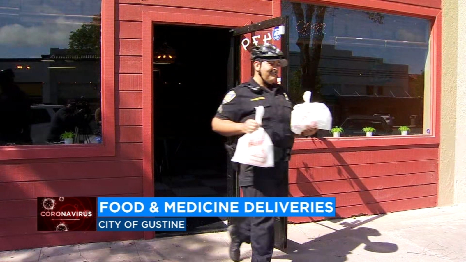 Police officers of North Valley city helping community during COVID-19 ...