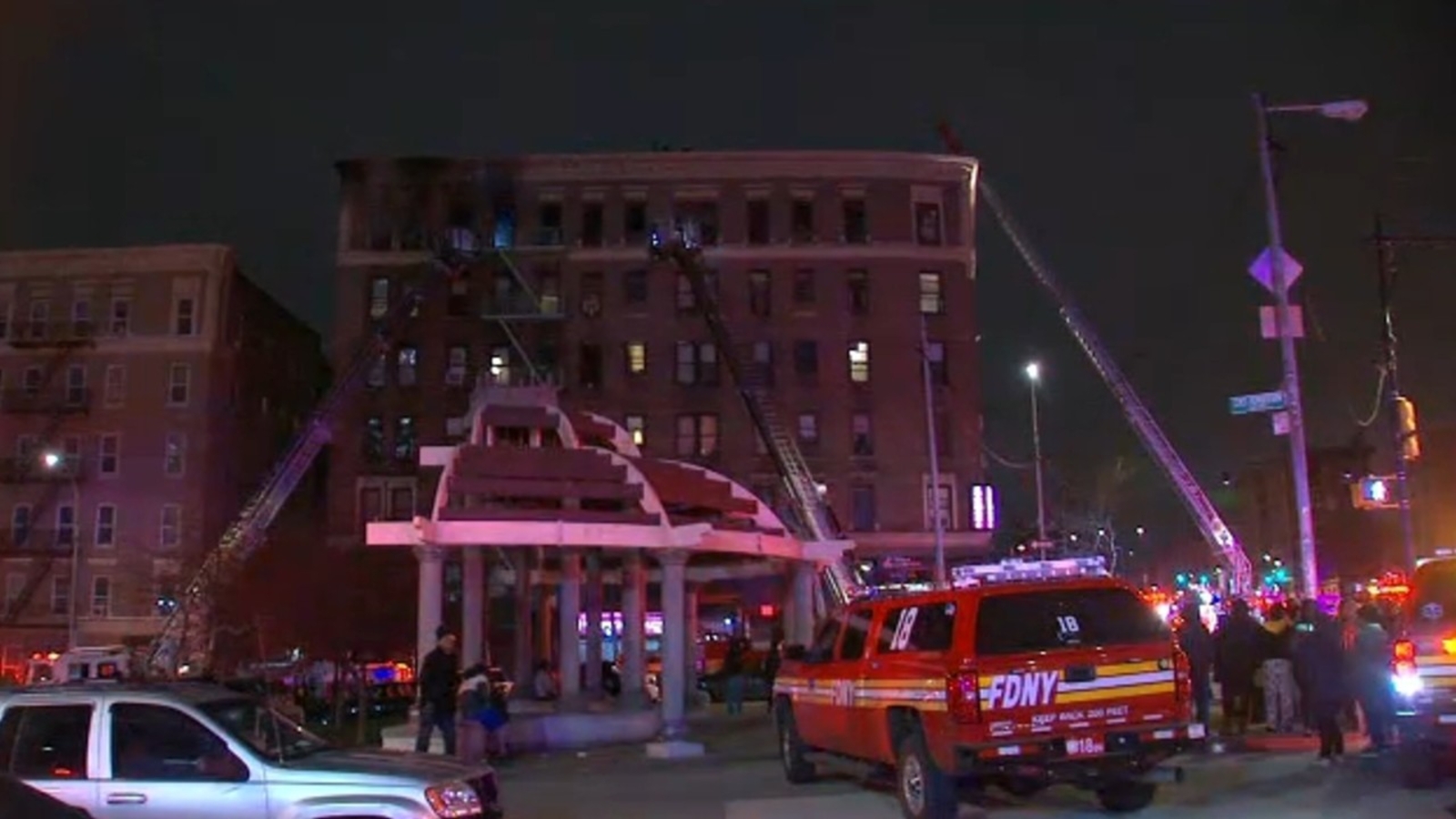 3-alarm apartment fire in Grand Concourse, Bronx leaves several people ...