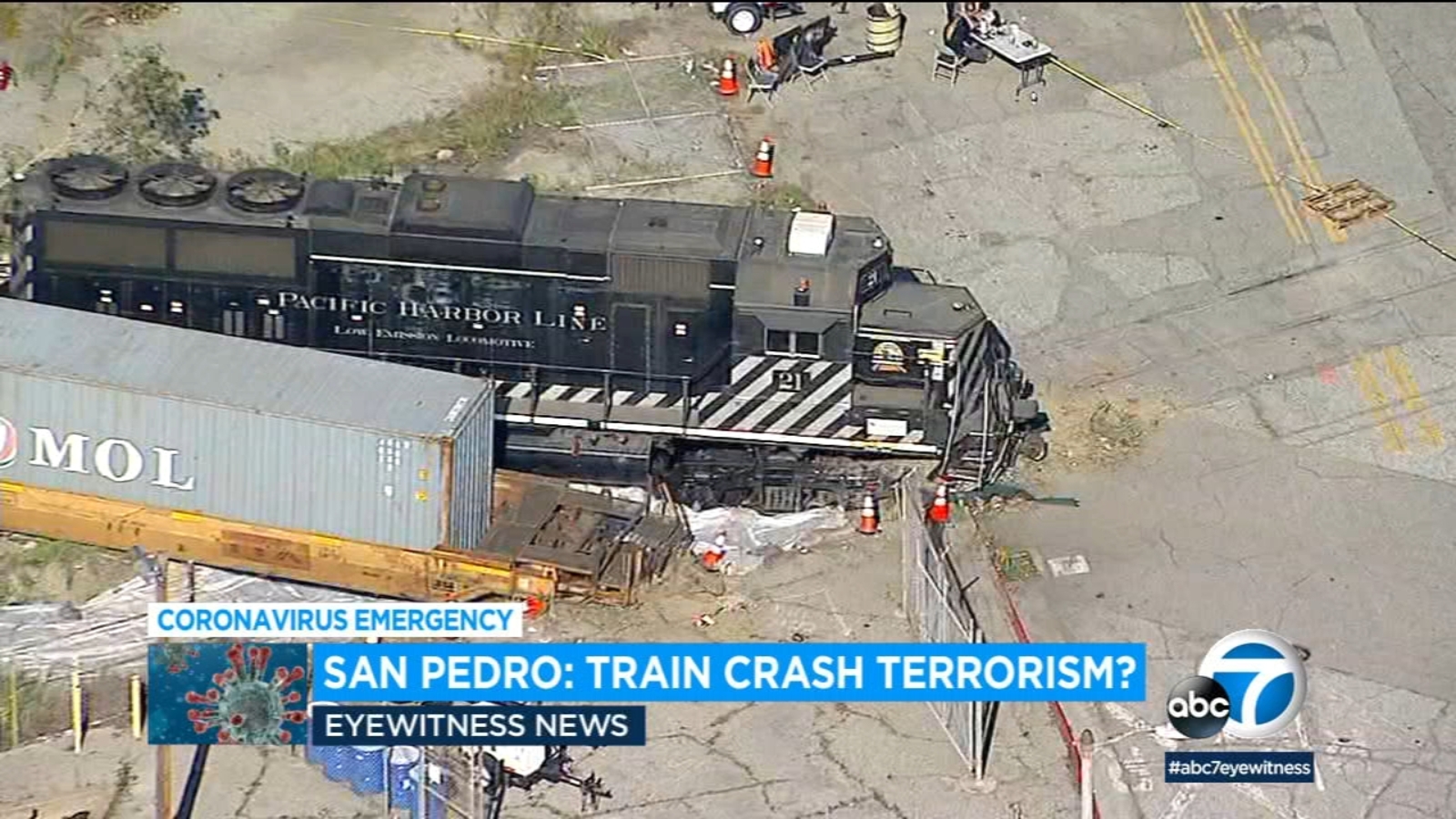 Train derailment in Los Angeles was deliberate attempt to smash USNS Mercy, prosecutors say ...