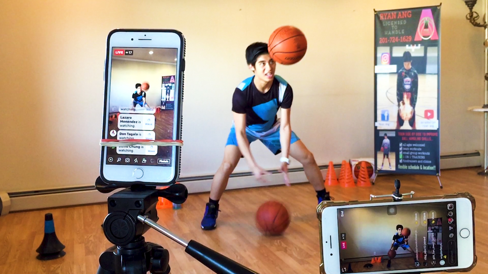 Coronavirus New Jersey: Basketball star Ryan Ang brings skills online ...