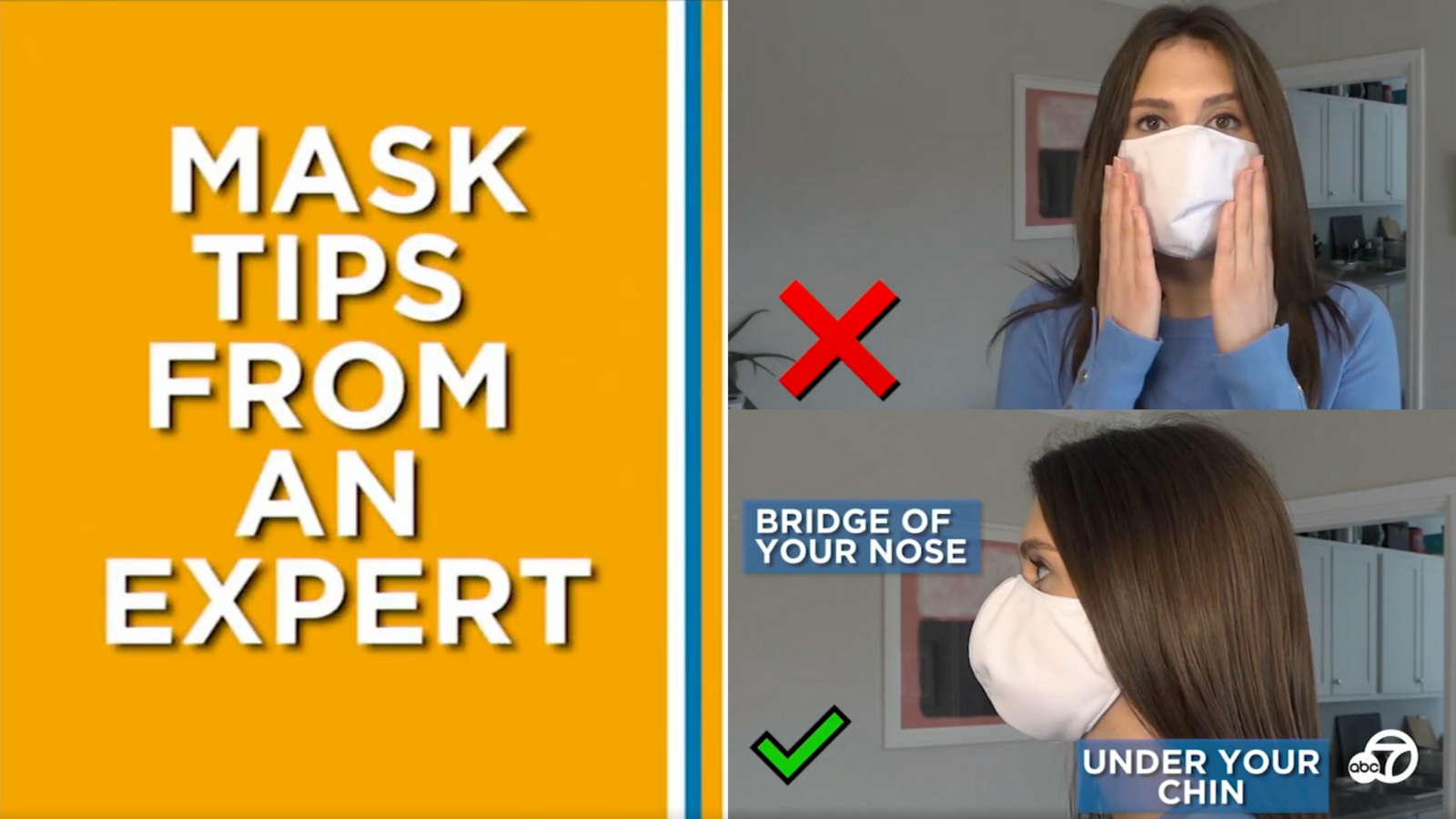How to properly wear a mask - ABC7 Los Angeles