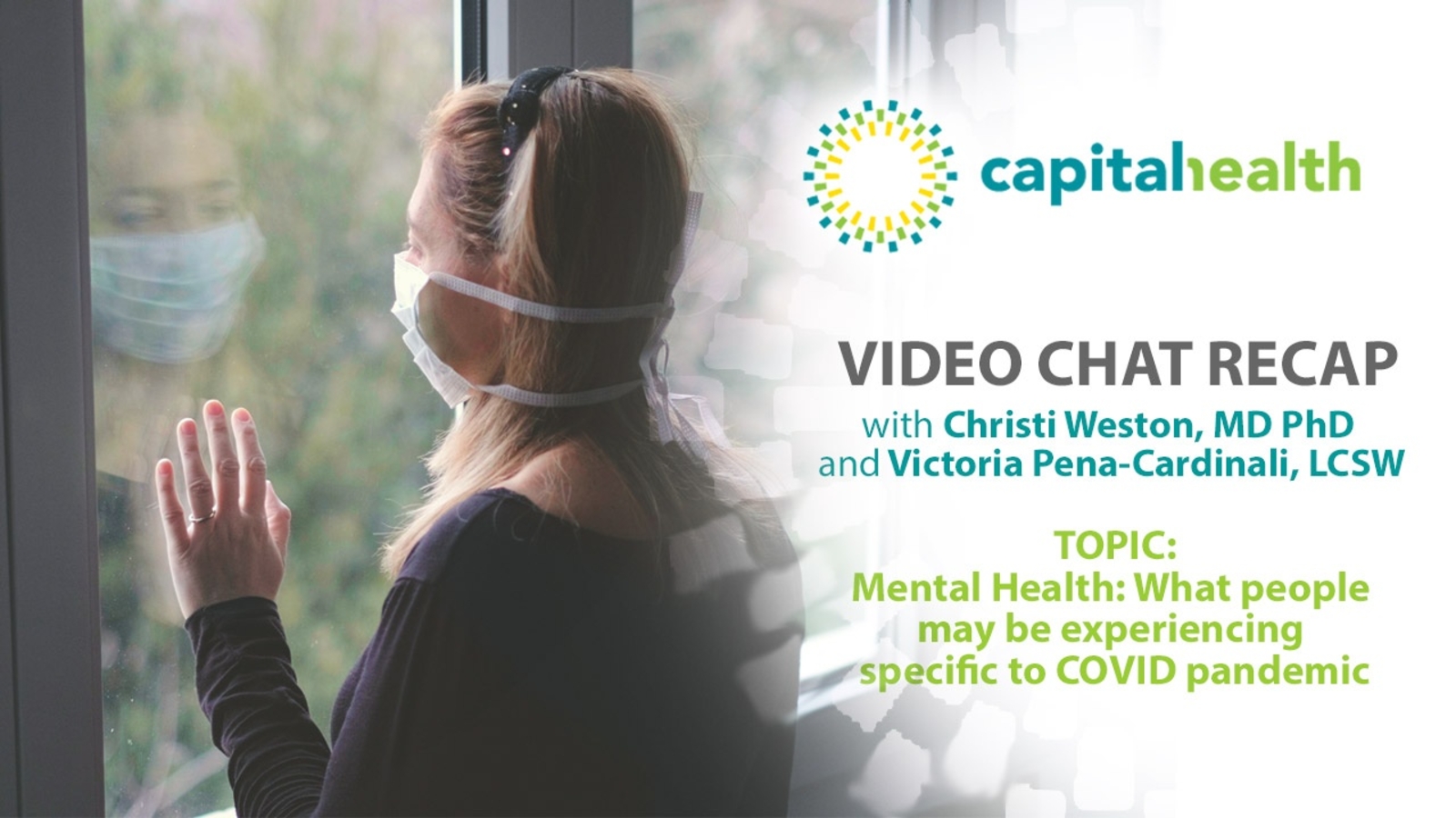 Capital Health CHAT RECAP: Mental Health and what people may be ...