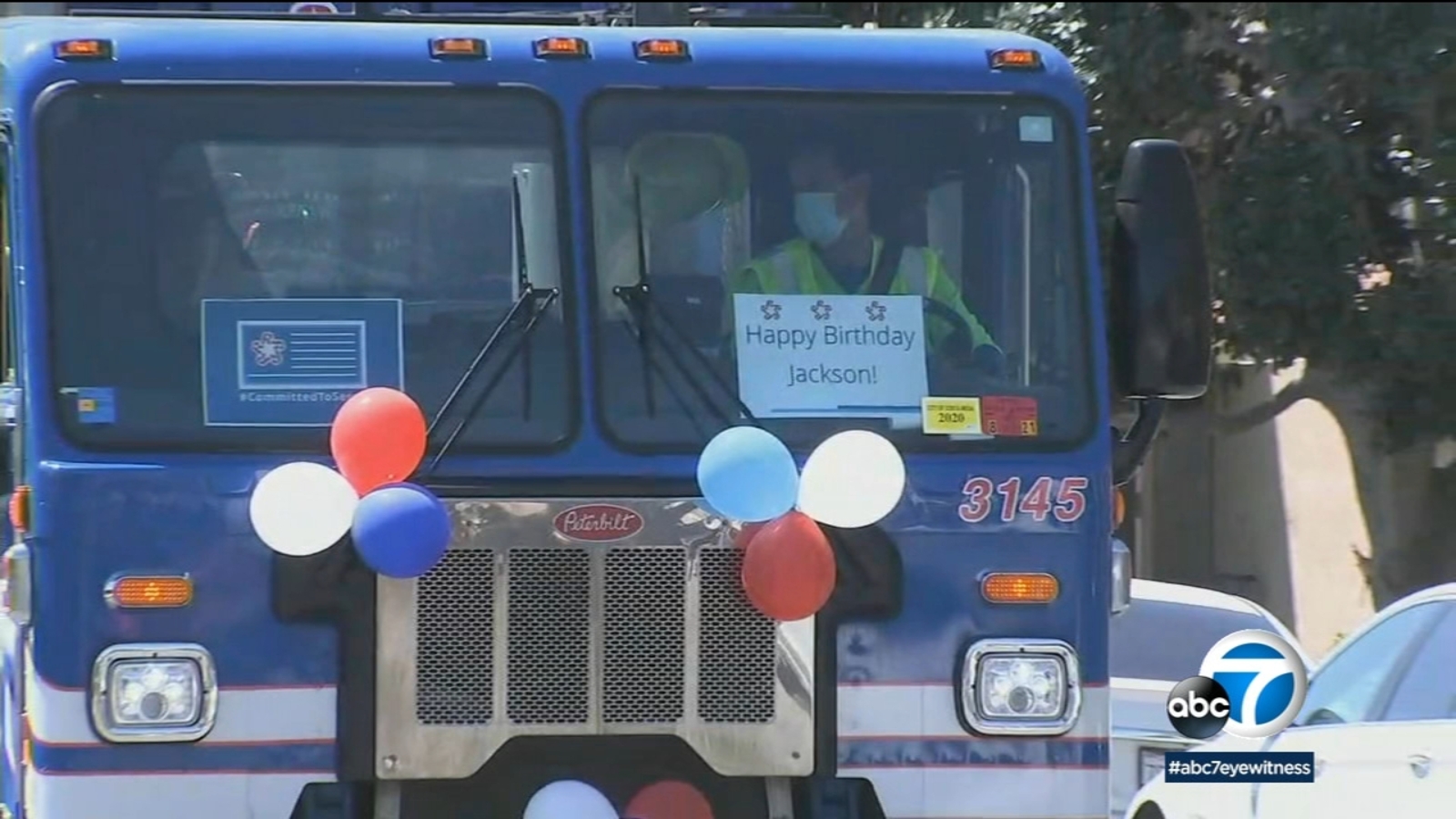 Fountain Valley boy celebrates birthday with a surprise garbage truck ...