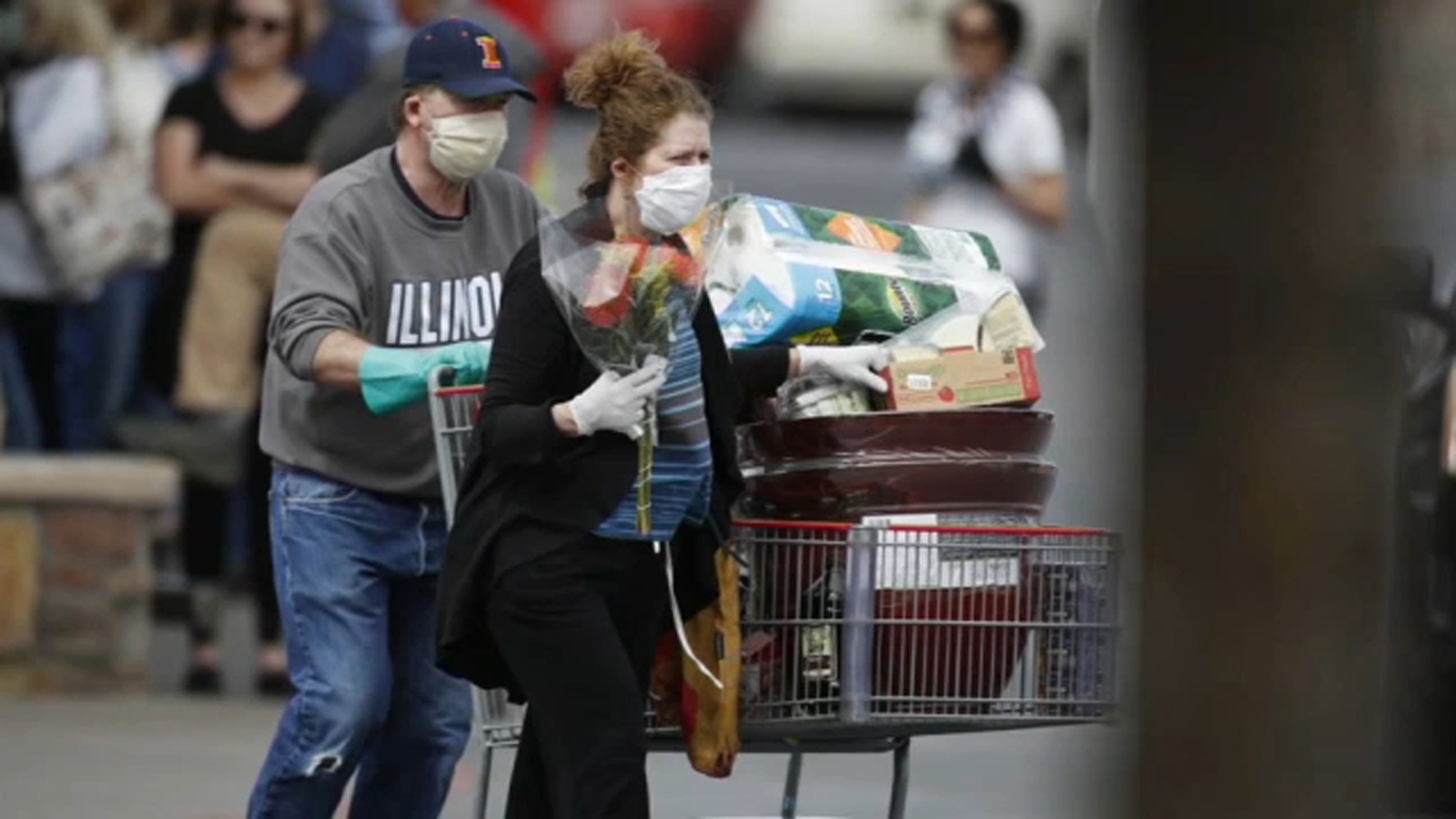 Mask and glove giveaway ahead of mandatory order in Harris County ...