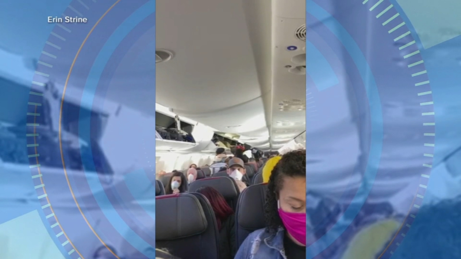 Video of full American Airlines flight from New York to Charlotte may ...