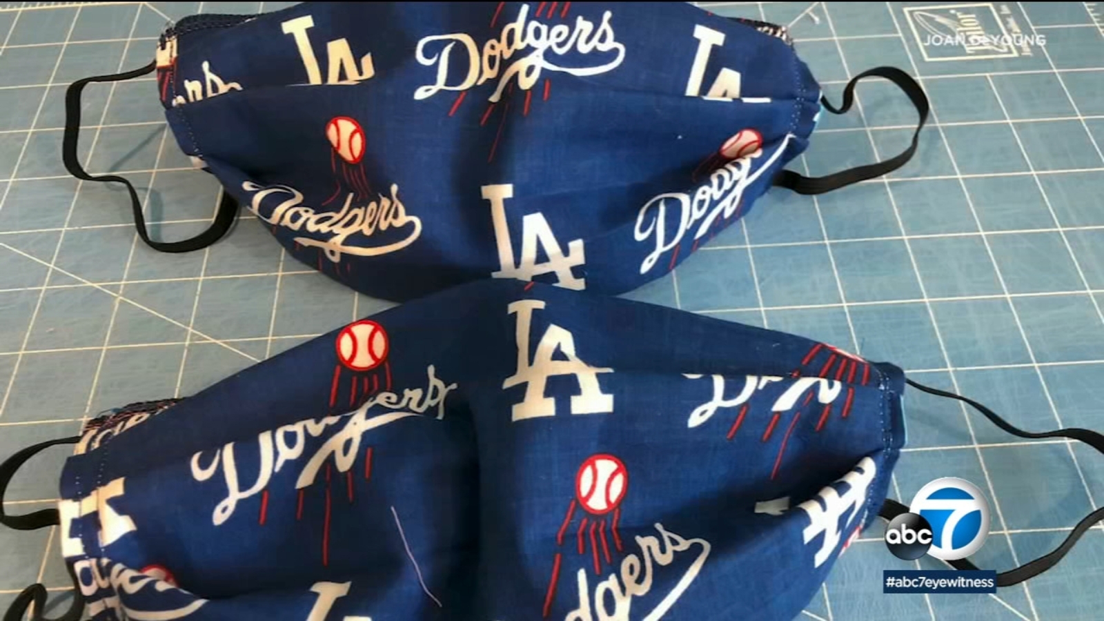 Parkinson's patient makes Dodgers masks to fight against disease - ABC7 ...