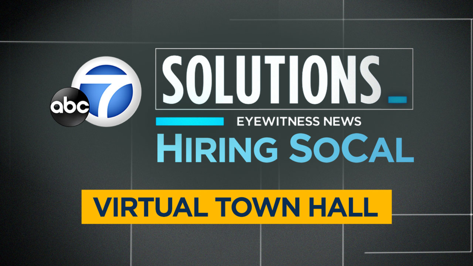 Virtual town hall focuses on helping unemployed | ABC7 Solutions ...