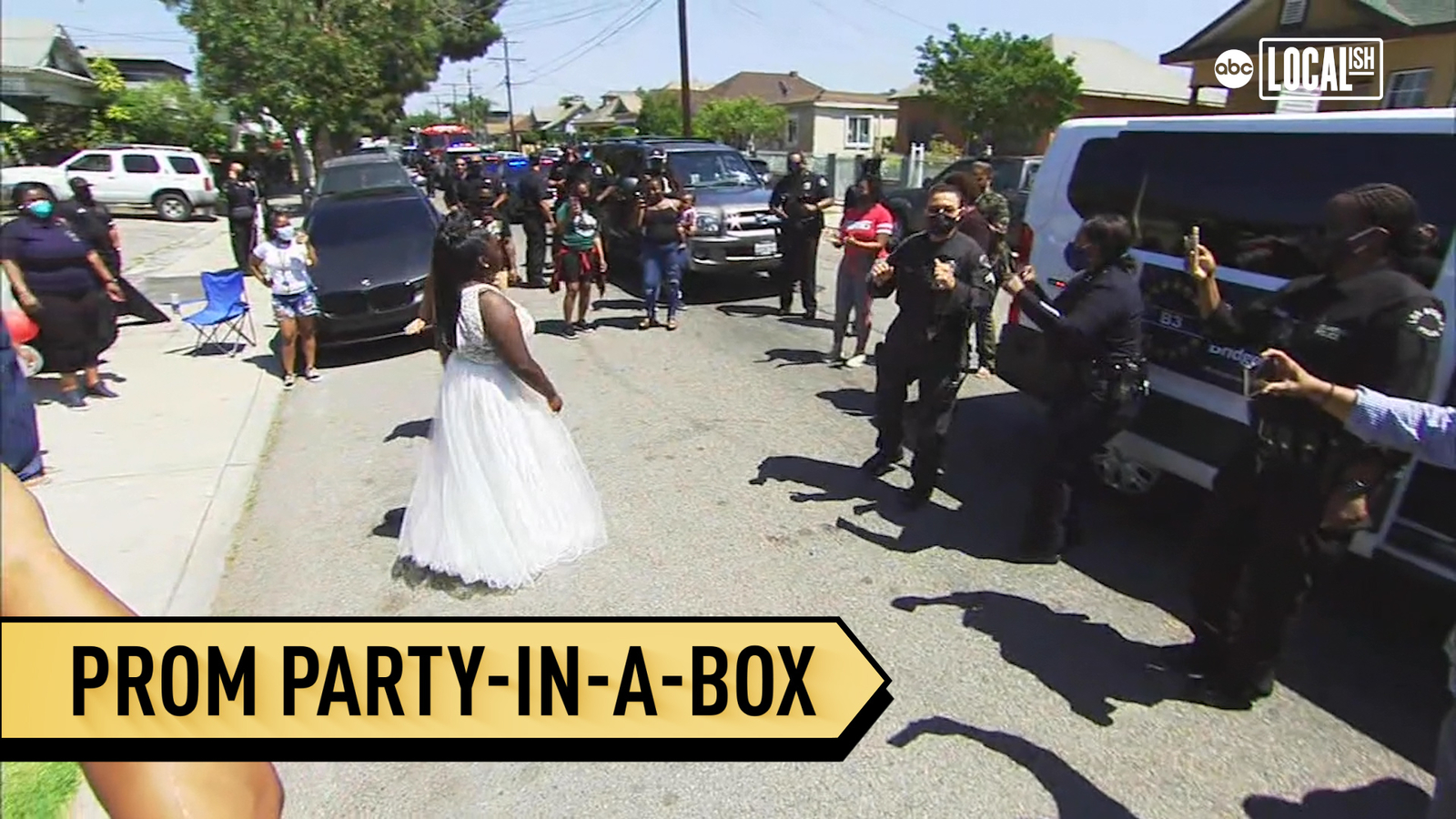 LAPD delivers 'Prom Party in a Box' to class of 2020 high school ...