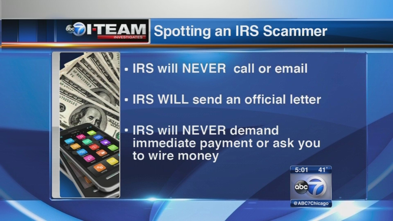 Phone scams on the rise as tax deadline looms - ABC7 Chicago Phone scams on the rise as tax deadline looms - ABC7 Chicago