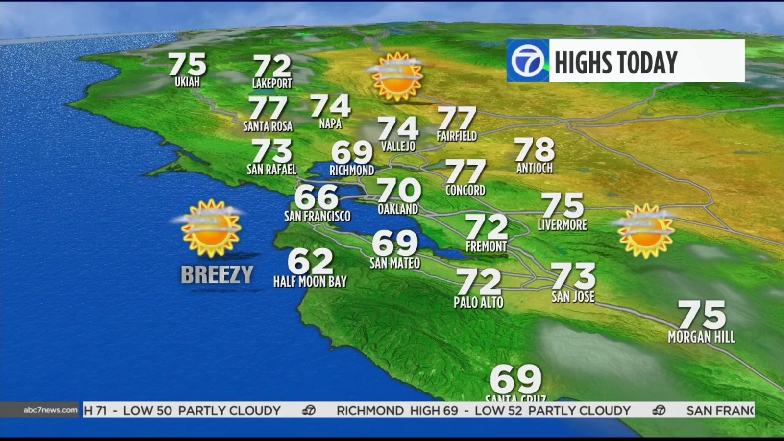 AccuWeather forecast for San Francisco, San Jose, Oakland and Bay Area ...
