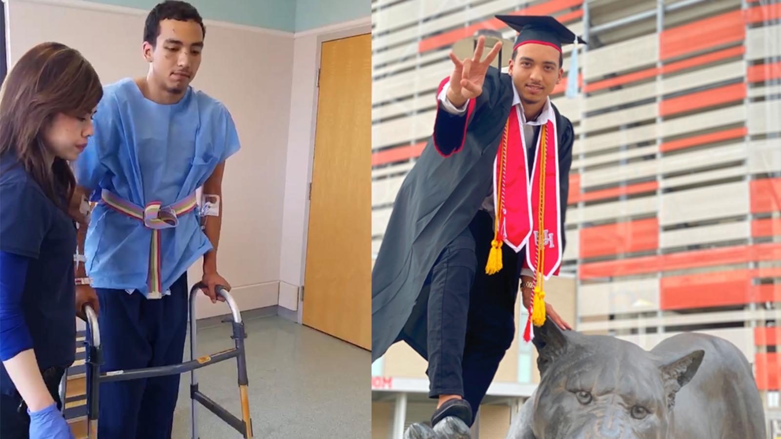 Class of 2020: UH grad shares journey of his recovery from shooting to ...
