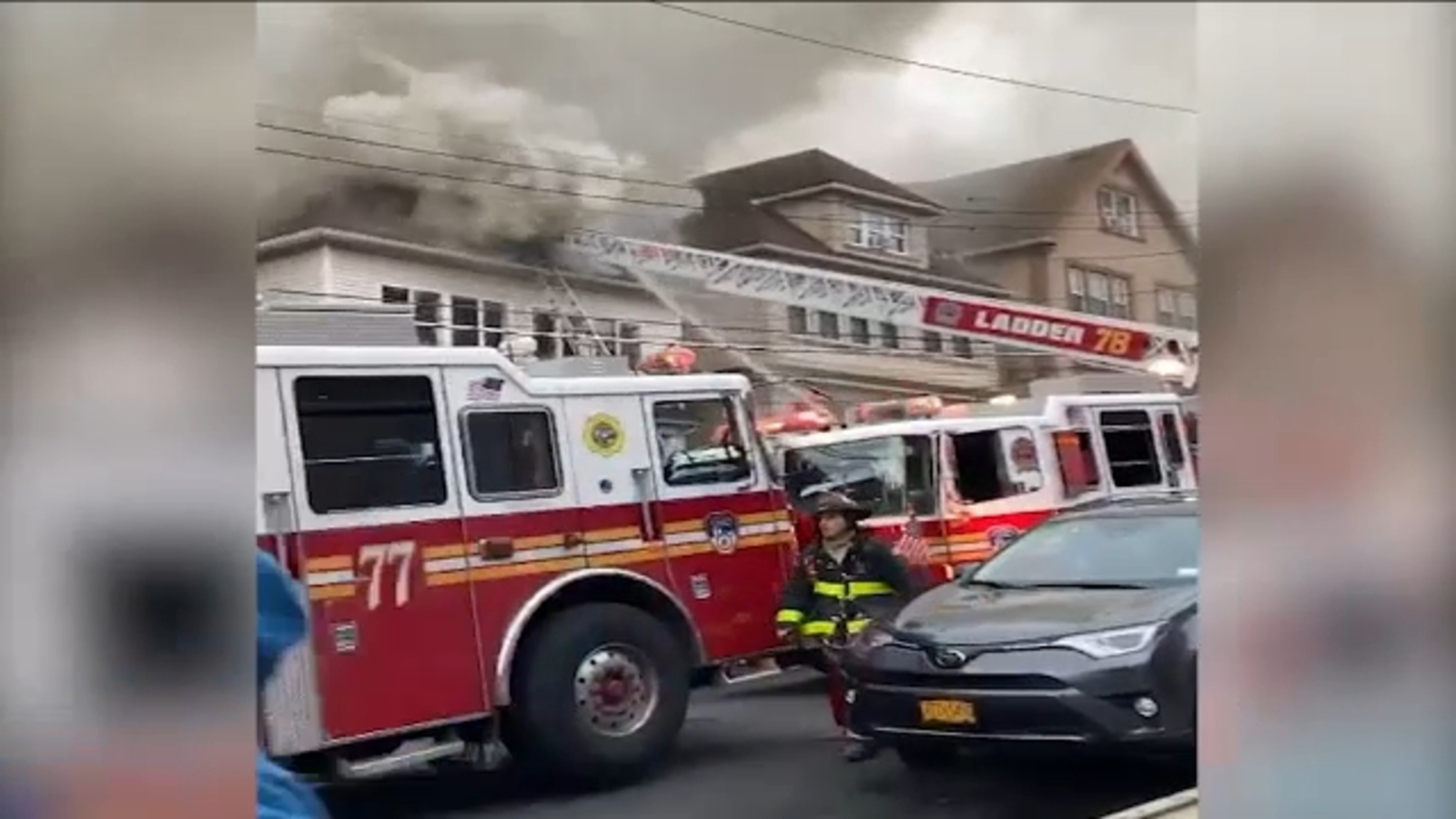Staten Island home engulfed by fire - ABC7 New York