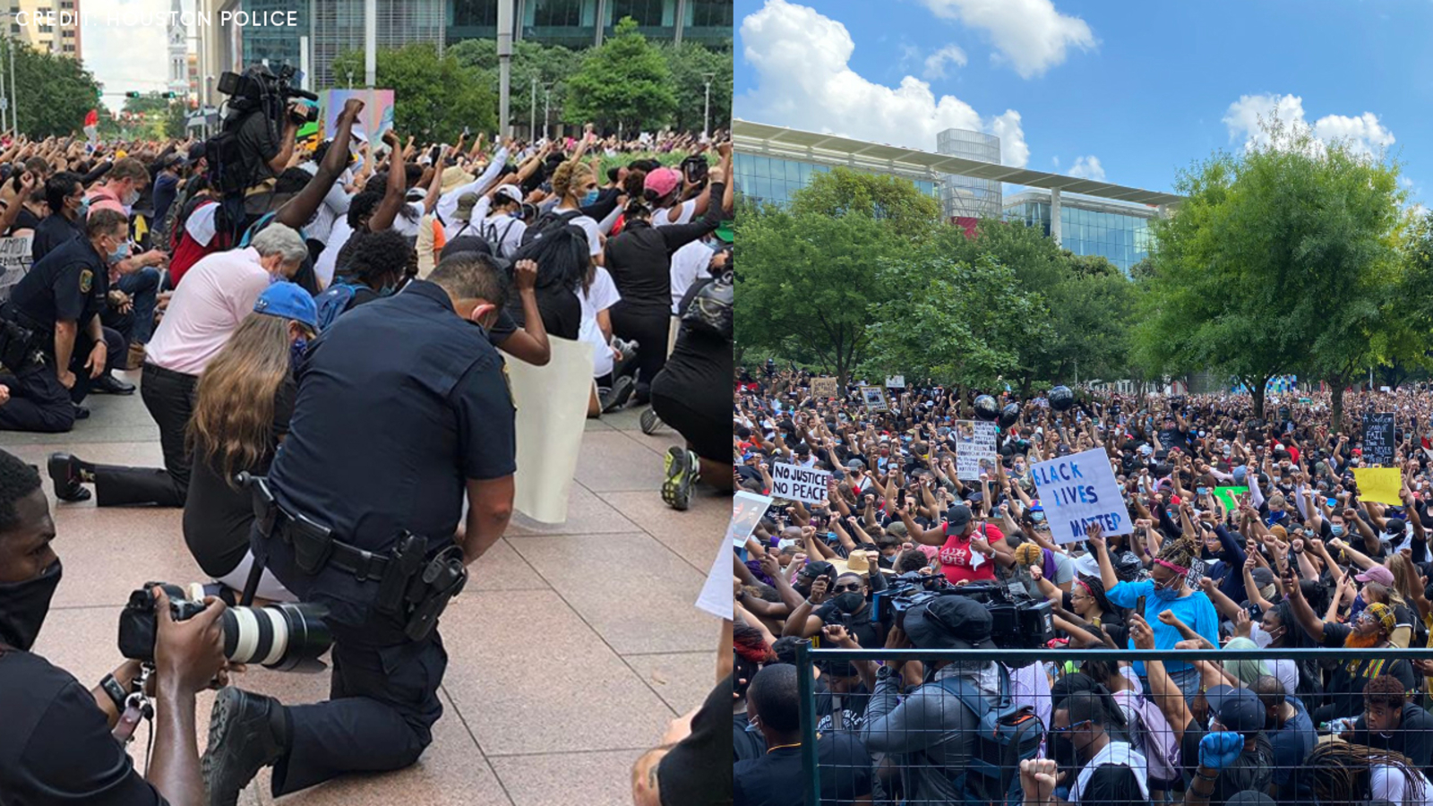 George Floyd: Powerful photos in Houston from June 2 peaceful march and ...