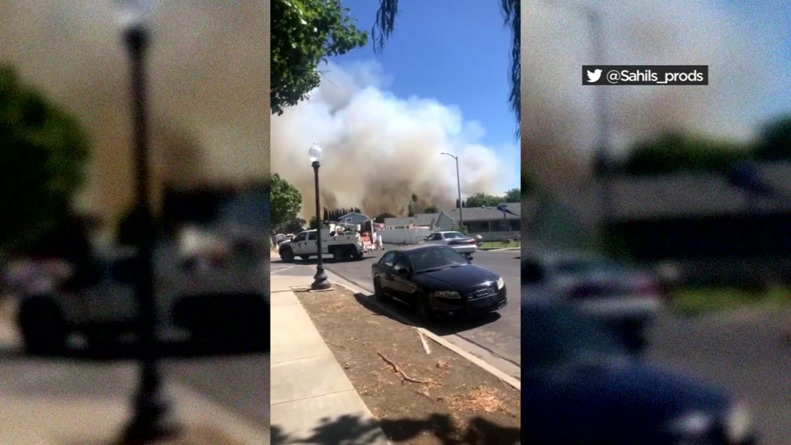 Fast-moving brush fire destroys at least 4 homes, damages several ...