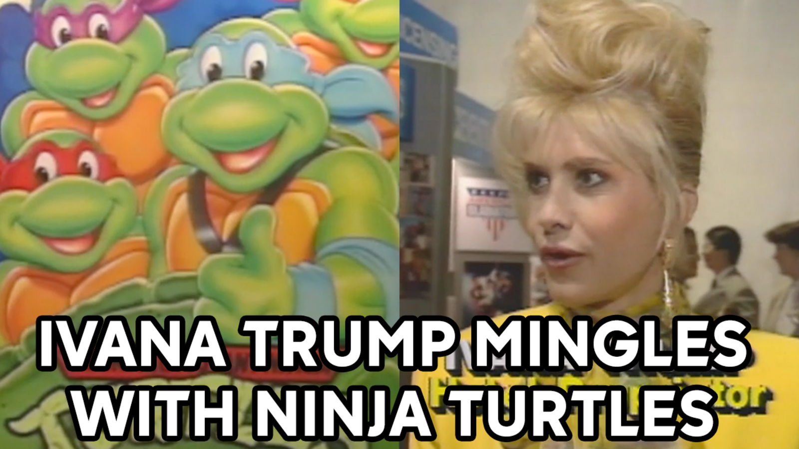 The Vault: Ivana Trump mingles with Ninja Turtles in 1990 - ABC7 New York