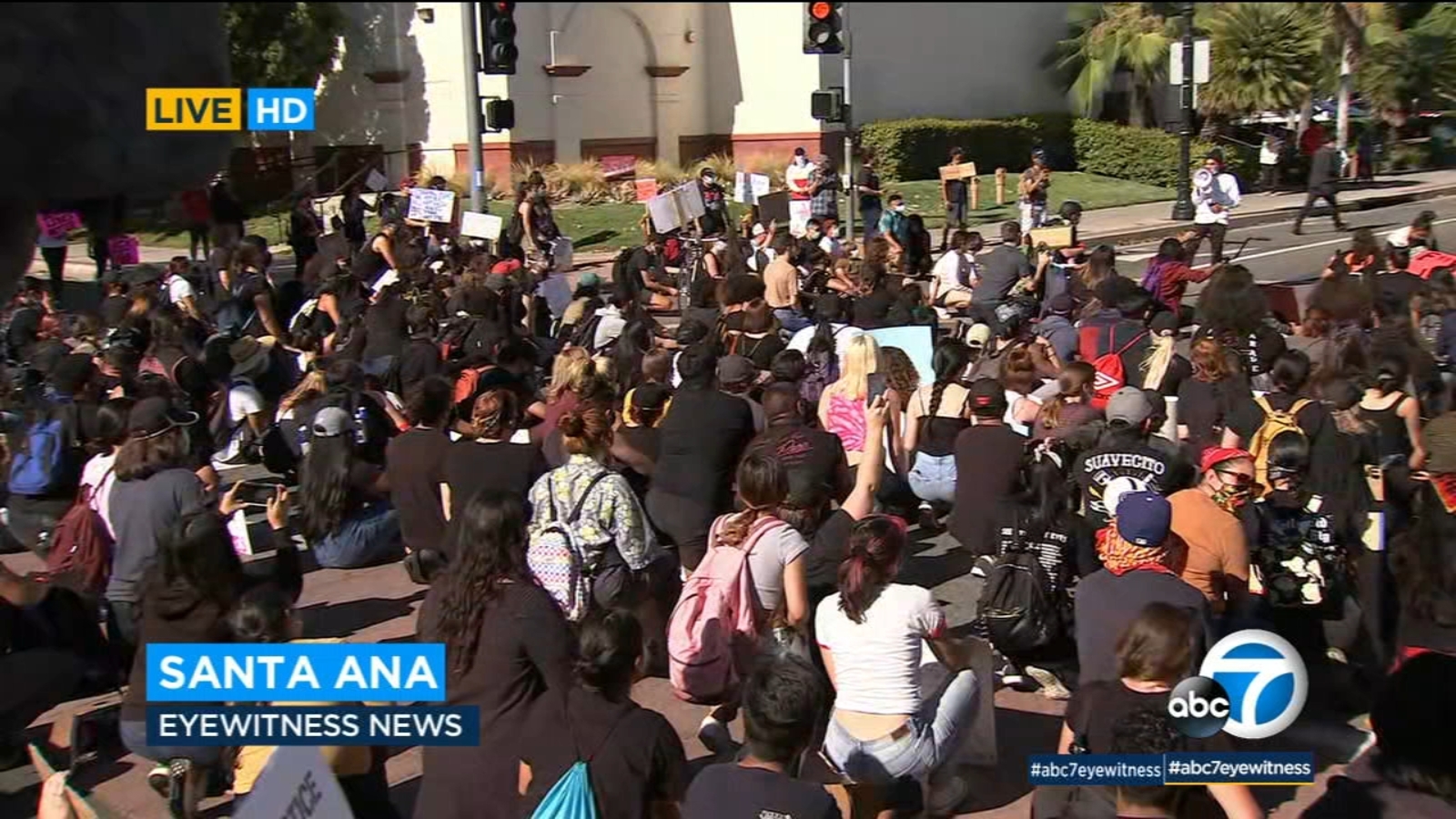 'We stand in solidarity': Santa Ana protesters continue seeking justice ...